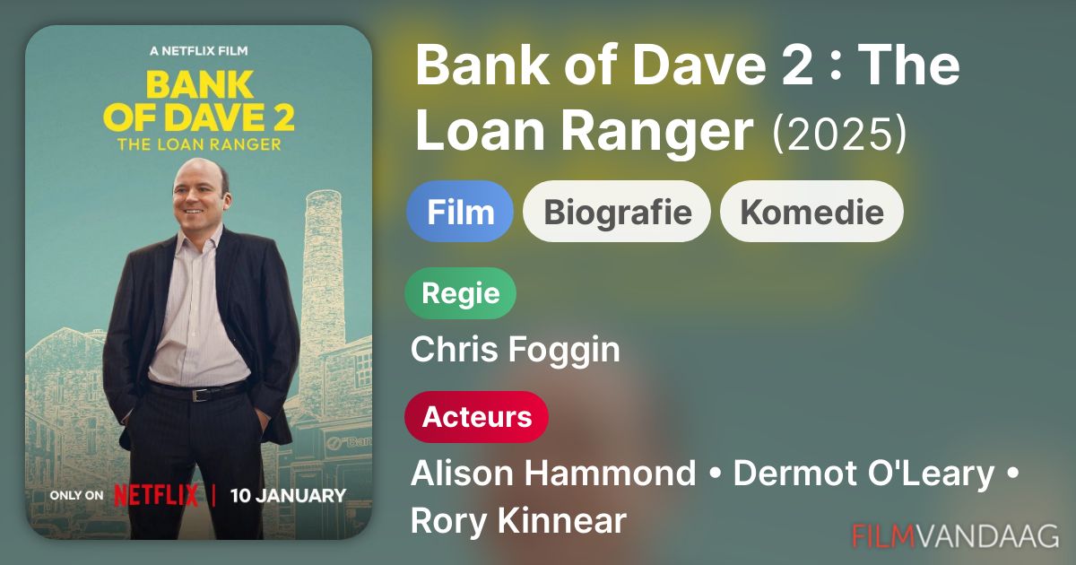 Bank of Dave 2 : The Loan Ranger (film, 2025) - FilmVandaag.nl
