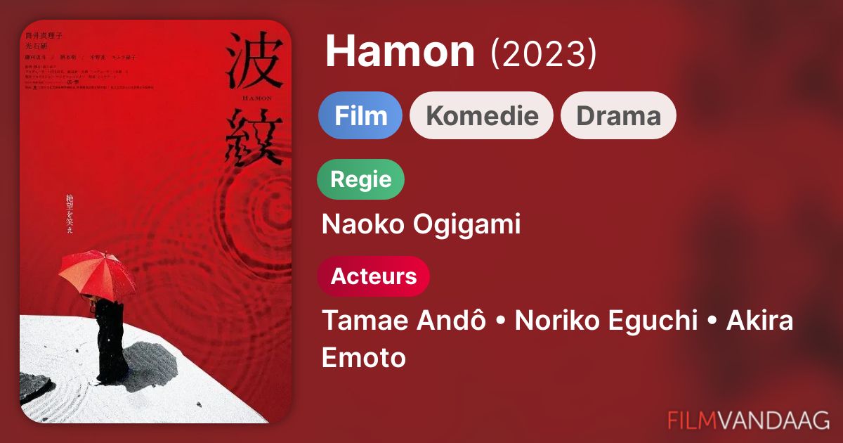 Hamon (film, 2023) - FilmVandaag.nl