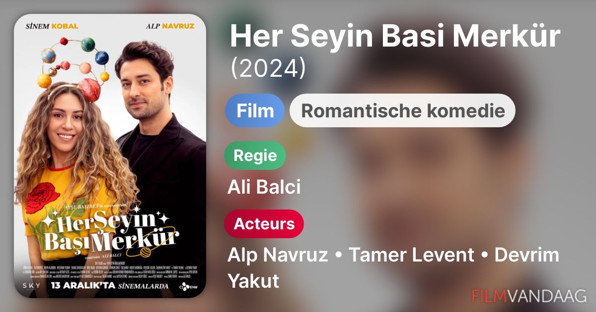 Alle acteurs in Her Seyin Basi Merkür (film, 2024) - FilmVandaag.nl