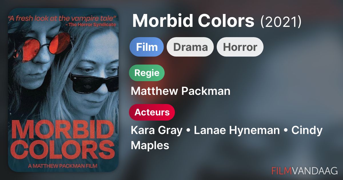 Morbid Colors (film, 2021) - FilmVandaag.nl