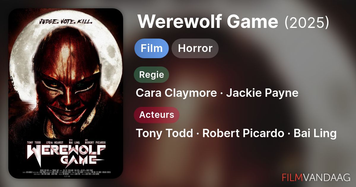 Werewolf Game (film, 2025) - FilmVandaag.nl