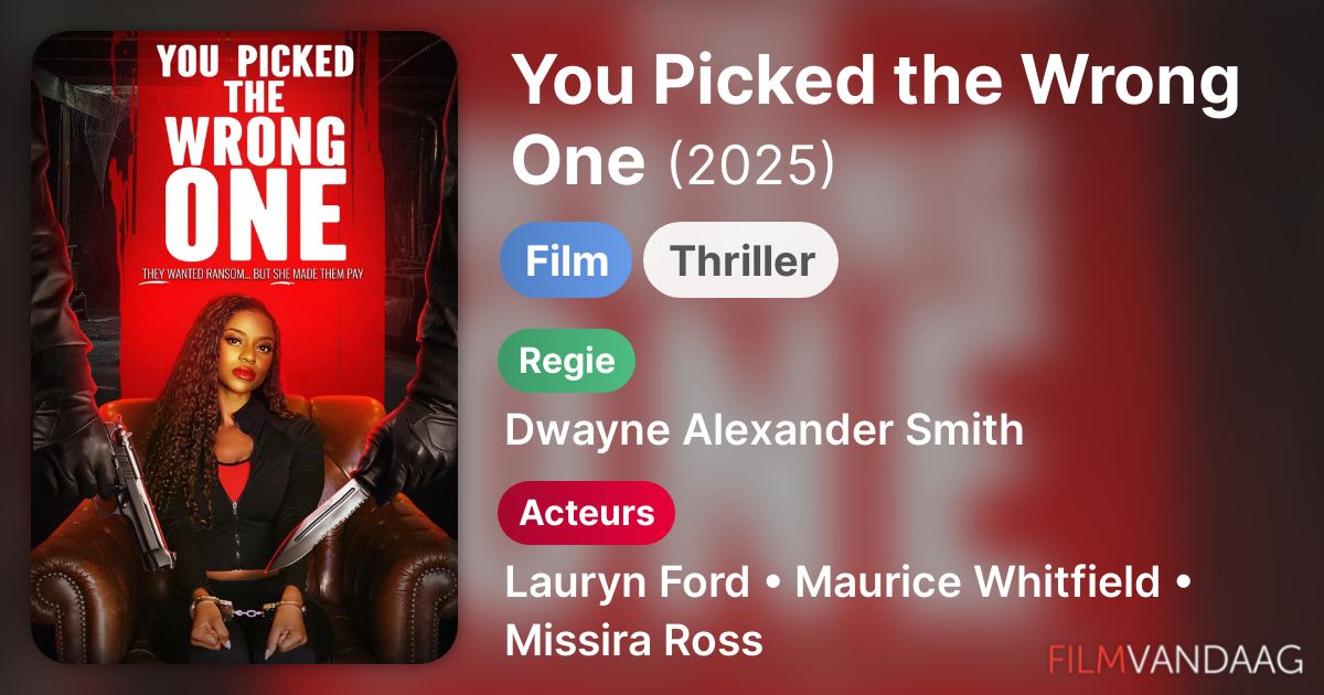 You Picked the Wrong One (film) Nu Online Kijken - FilmVandaag.nl