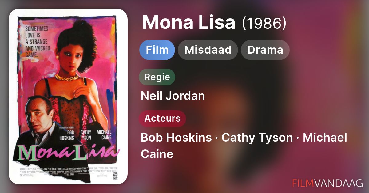 Mona Lisa (film, 1986) - FilmVandaag.nl