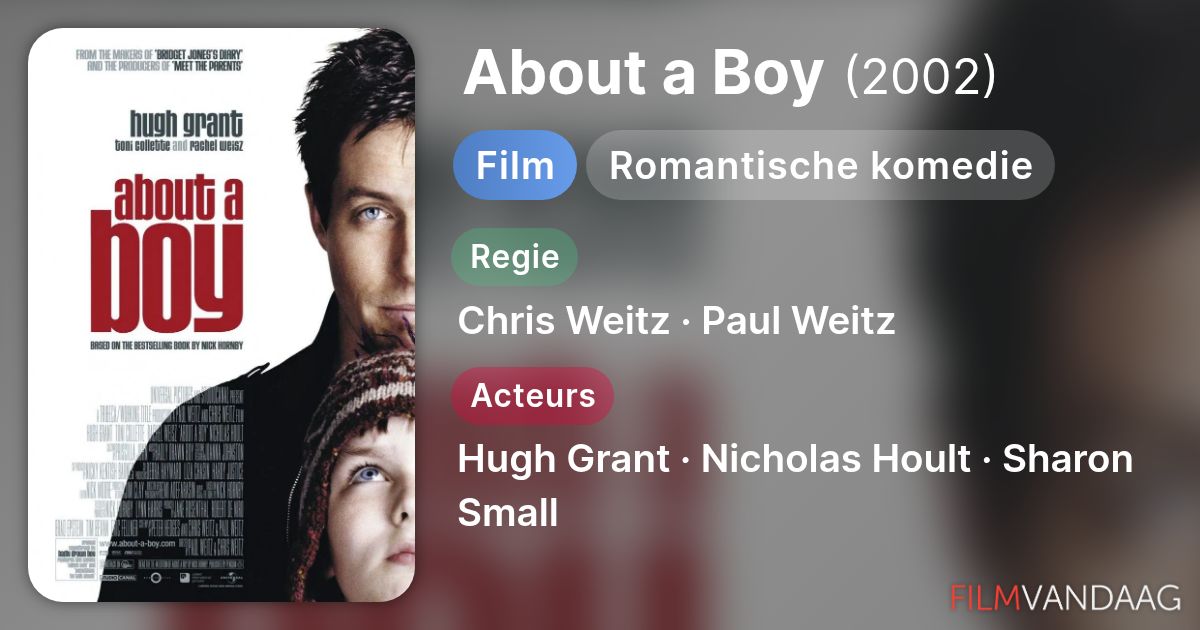 Uitzending gemist: About a Boy (film, 2002) - FilmVandaag.nl
