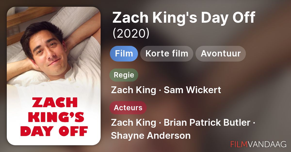 Zach King's Day Off (film, 2020) - FilmVandaag.nl