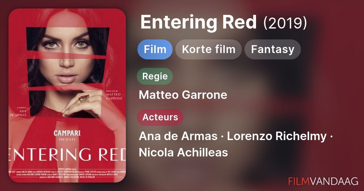 Entering Red (film, 2019) - FilmVandaag.nl
