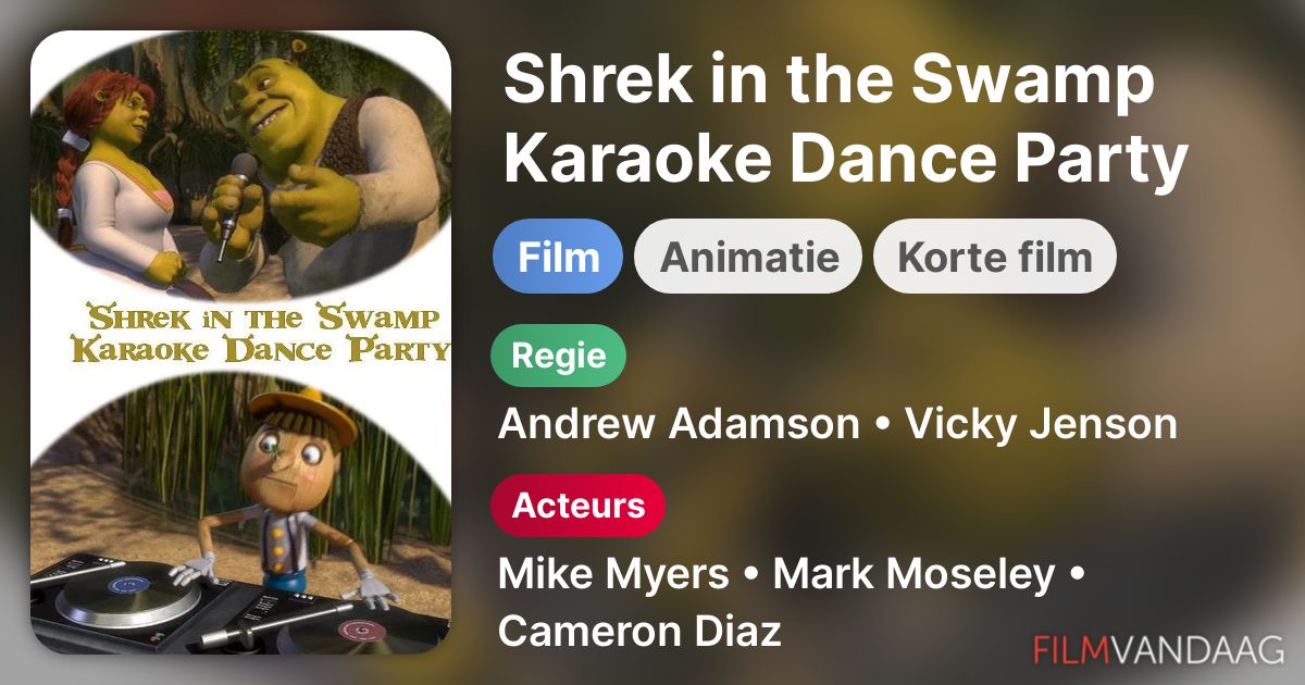 Shrek in the Swamp Karaoke Dance Party (film, 2001) Nu Online Kijken ...