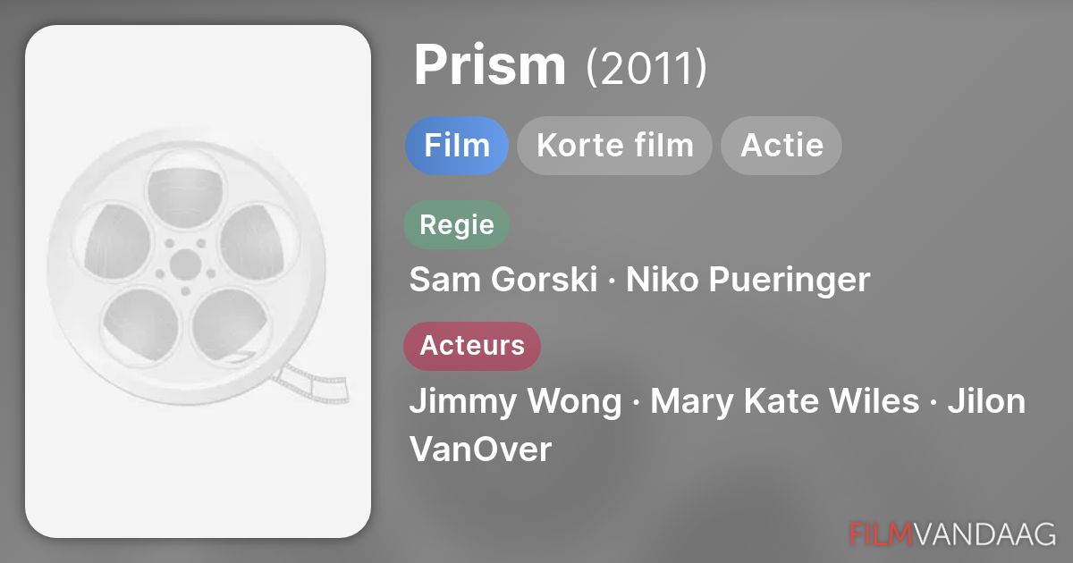 Prism (film, 2011) Nu Online Kijken - FilmVandaag.nl