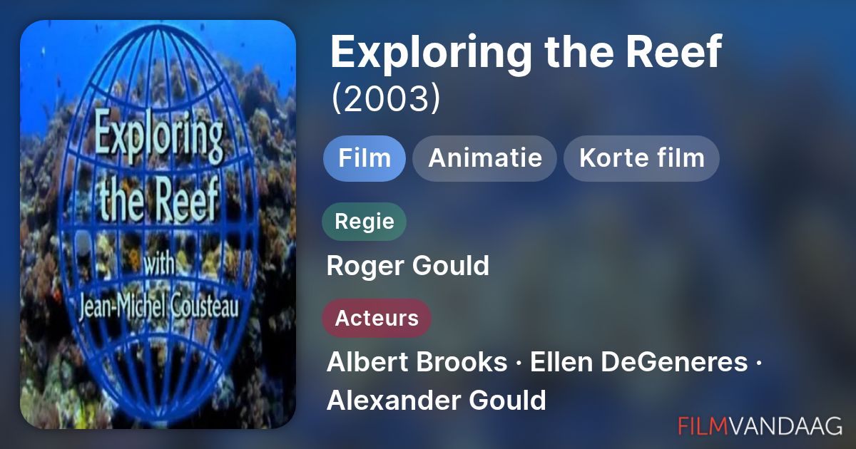Exploring the Reef (film, 2003) - FilmVandaag.nl