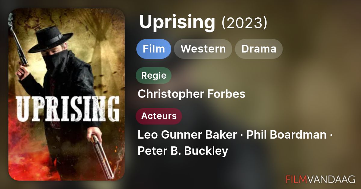 Uprising (film, 2023) - FilmVandaag.nl