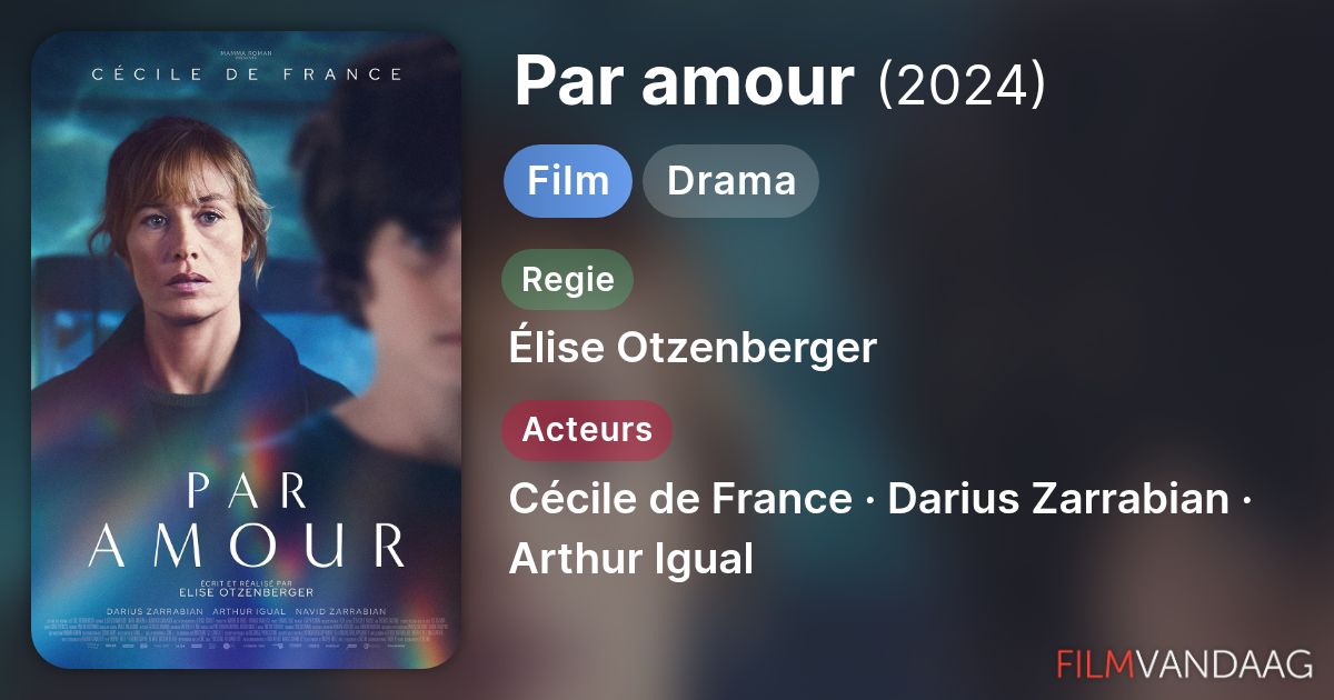 Par amour (film, 2024) - FilmVandaag.nl