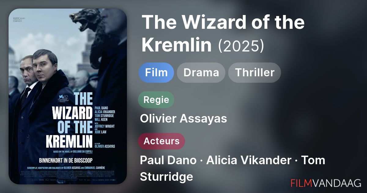 The Wizard of the Kremlin (film, 2025) - FilmVandaag.nl