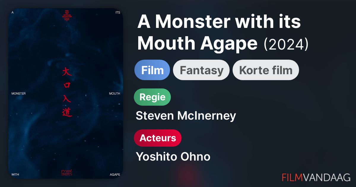 A Monster with its Mouth Agape (film, 2024) - FilmVandaag.nl