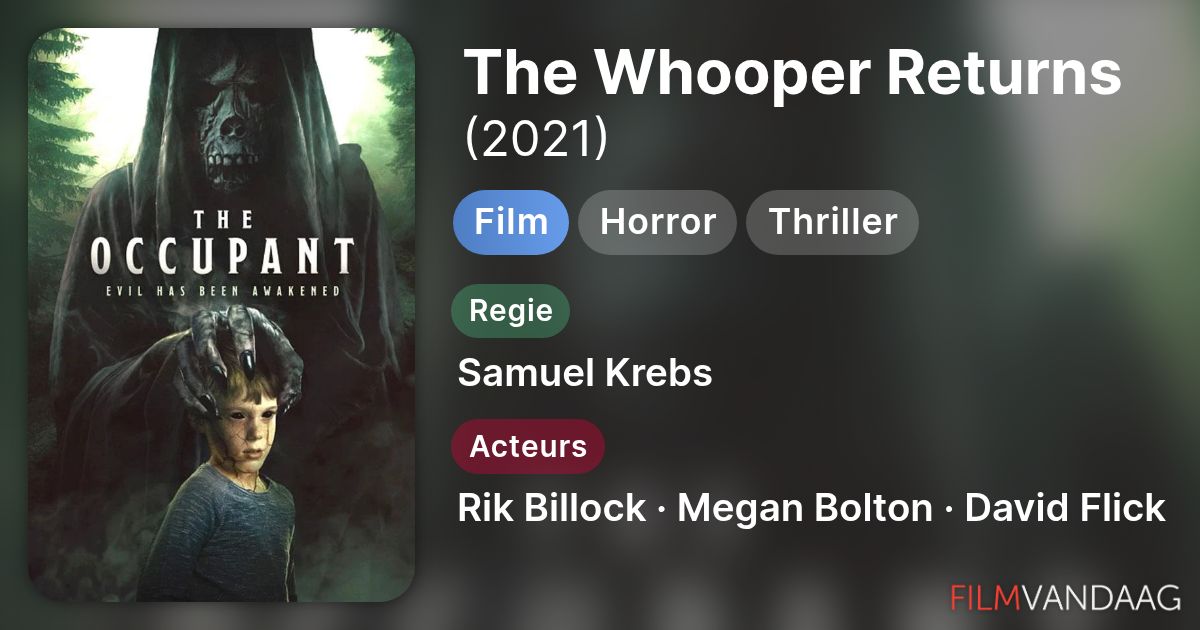 The Whooper Returns (film, 2021) - FilmVandaag.nl