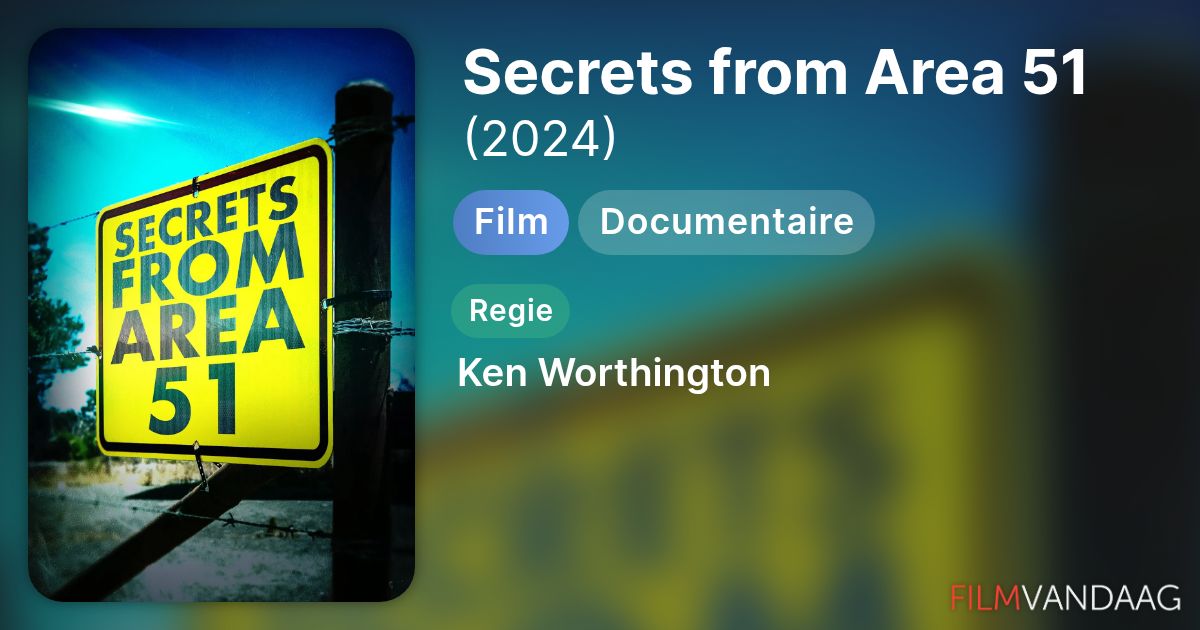 Secrets from Area 51 (film, 2024) kopen op dvd of blu-ray - FilmVandaag.nl