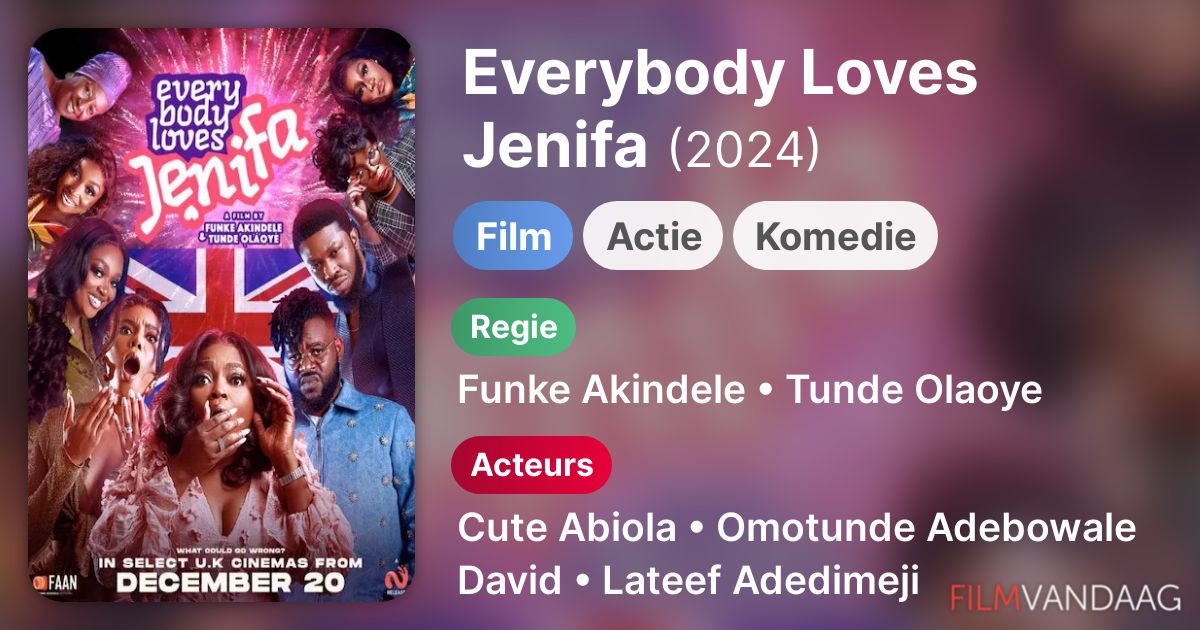 Everybody Loves Jenifa (film, 2024) - FilmVandaag.nl