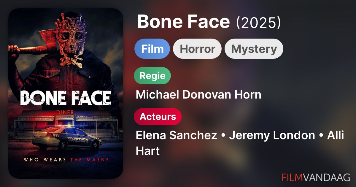 Bone Face (film, 2025) - FilmVandaag.nl