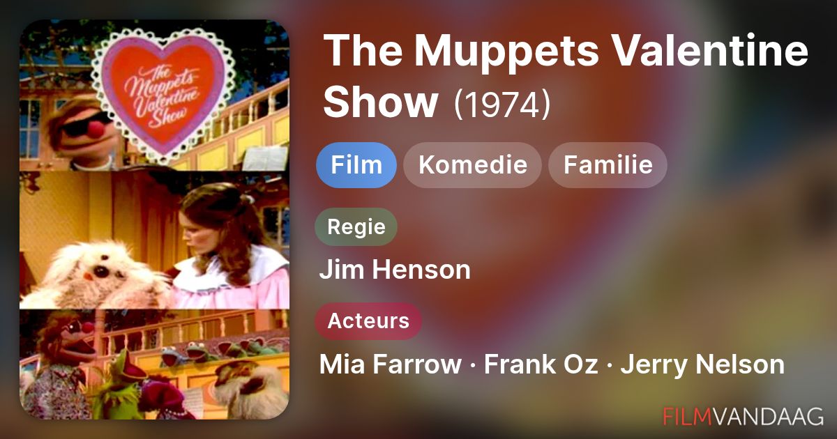 The Muppets Valentine Show (film, 1974) - FilmVandaag.nl