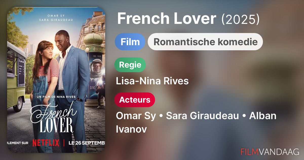 French Lover (film, 2025) - FilmVandaag.nl