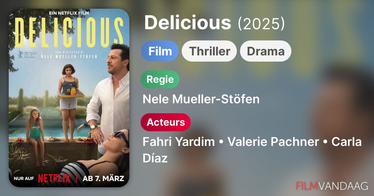 Delicious (film, 2025) Nu Online Kijken - FilmVandaag.nl