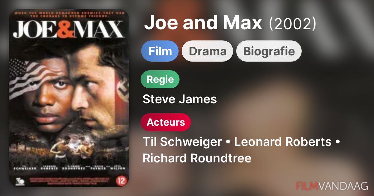 Joe and Max (film, 2002) - FilmVandaag.nl