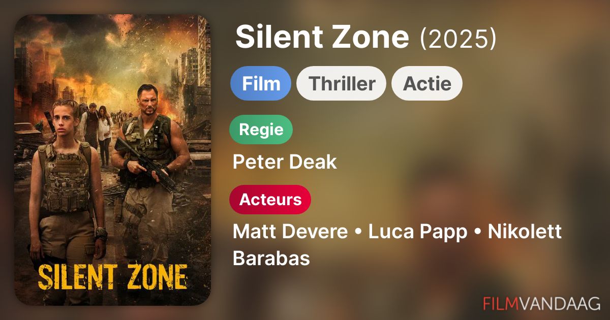 Silent Zone (film, 2025) - FilmVandaag.nl