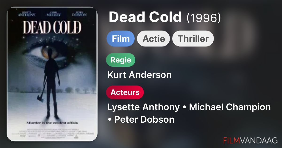 Dead Cold (film, 1996) - FilmVandaag.nl