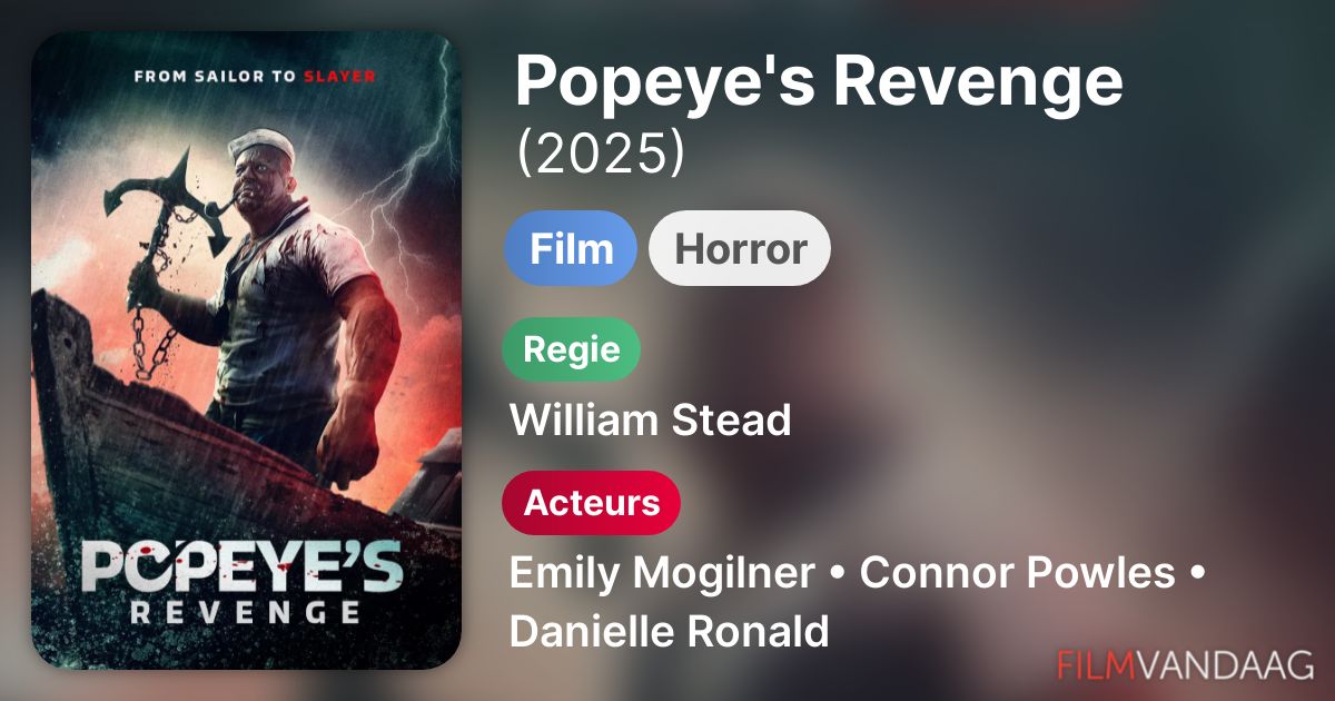 Popeye's Revenge (film, 2025) Nu Online Kijken - FilmVandaag.nl