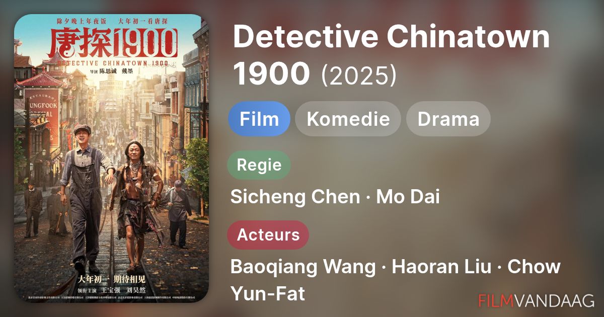 Detective Chinatown 1900 (film, 2025) - FilmVandaag.nl