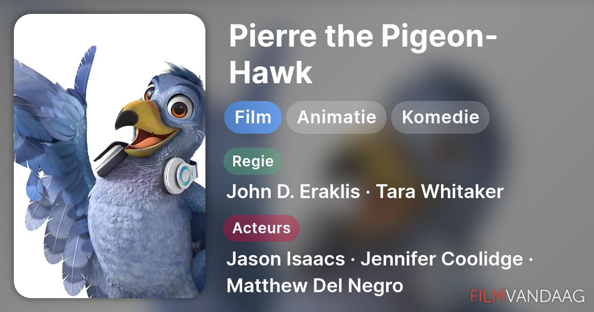 Pierre the Pigeon-Hawk (film) - FilmVandaag.nl