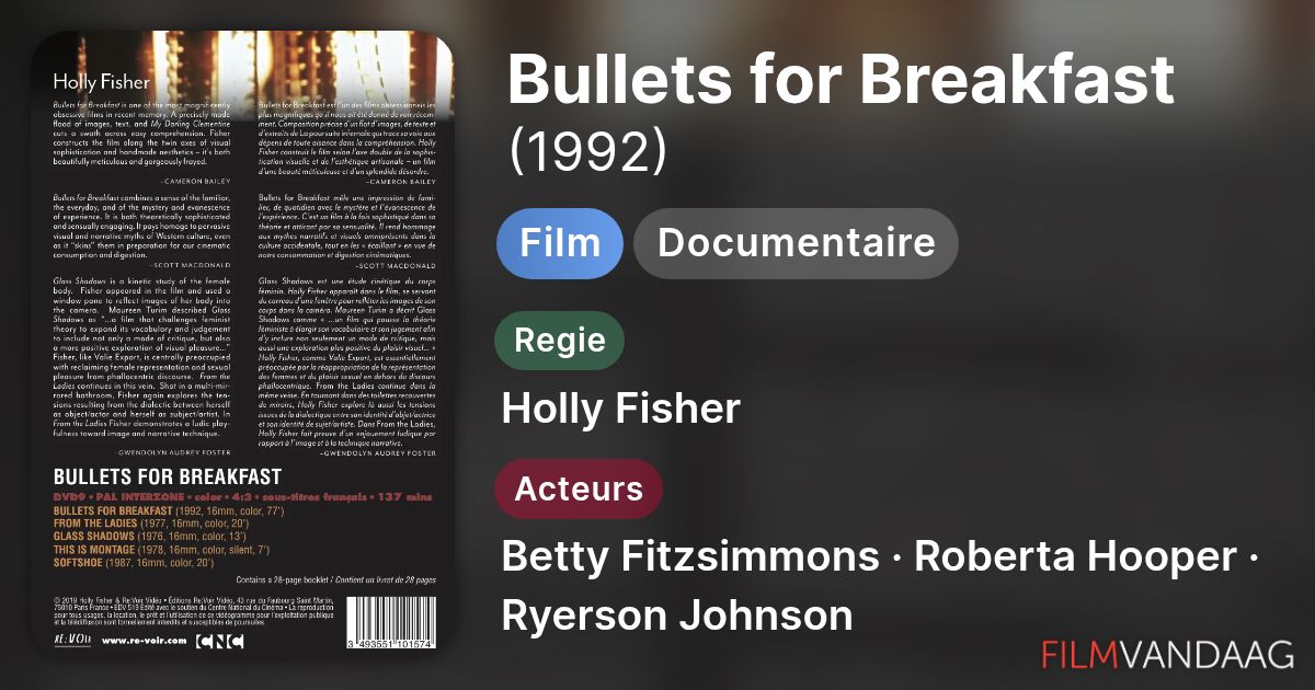 Bullets for Breakfast (film, 1992) - FilmVandaag.nl