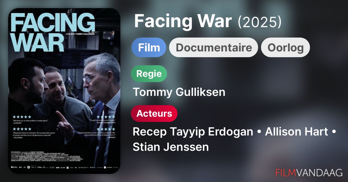 Facing War (film, 2025) - FilmVandaag.nl