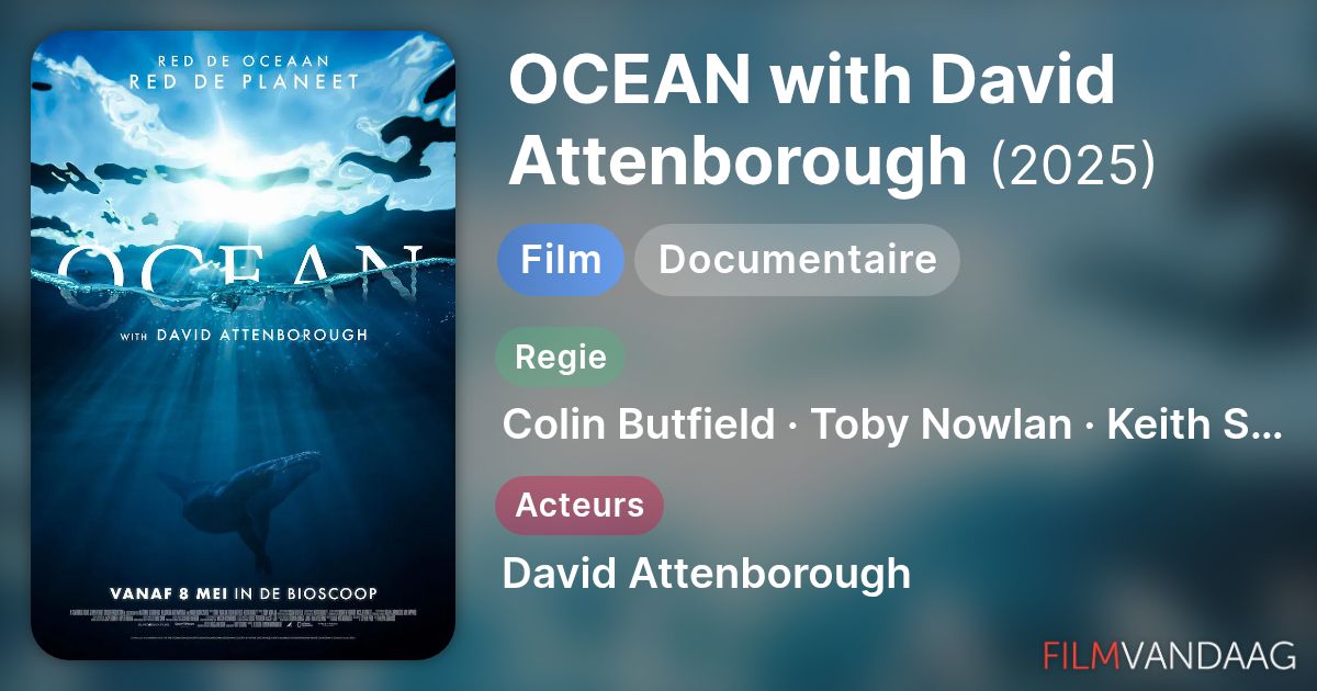 OCEAN with David Attenborough (film, 2025) - FilmVandaag.nl