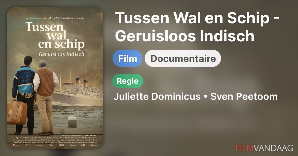 Tussen Wal en Schip - Geruisloos Indisch (film, 2024) - FilmVandaag.nl