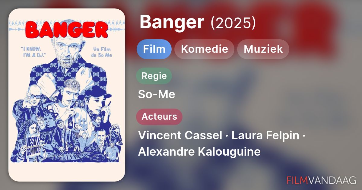 Banger (film, 2025) - FilmVandaag.nl