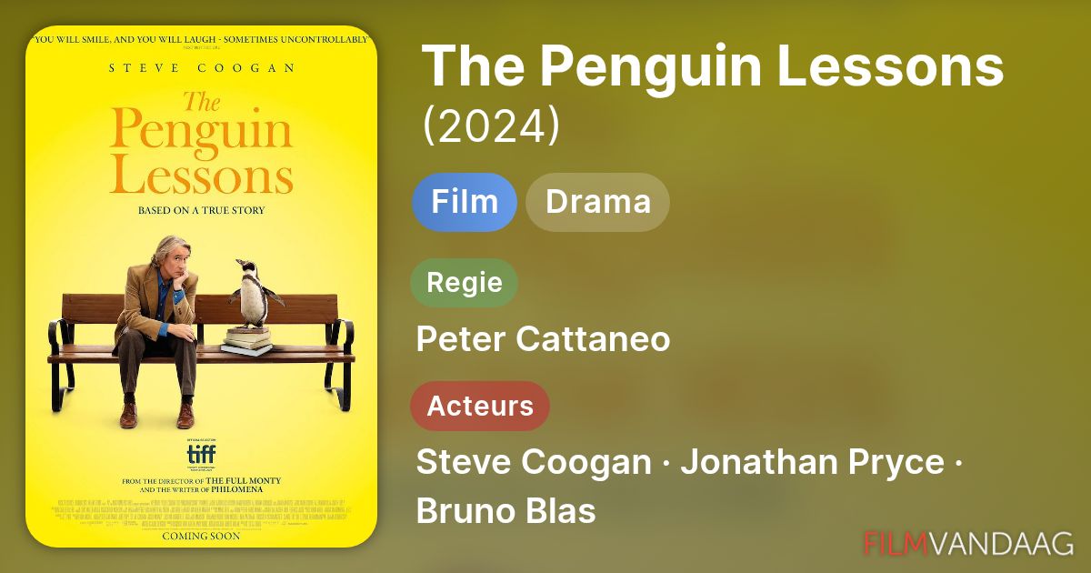 The Penguin Lessons (film, 2024) - FilmVandaag.nl