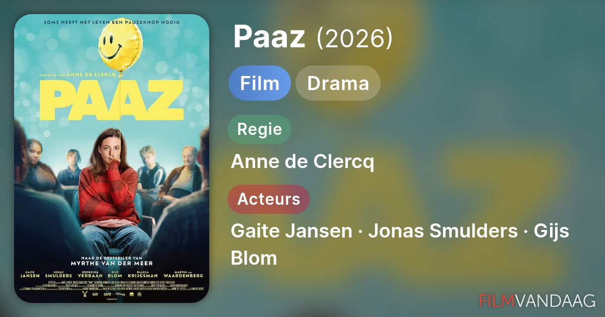 Paaz (film, 2026) - FilmVandaag.nl