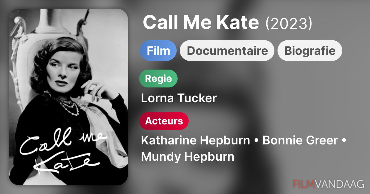 Call Me Kate (film, 2023) - FilmVandaag.nl