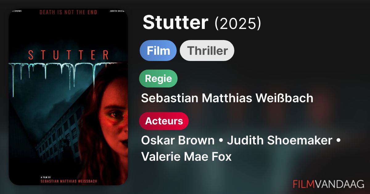 Stutter (film, 2025) - FilmVandaag.nl