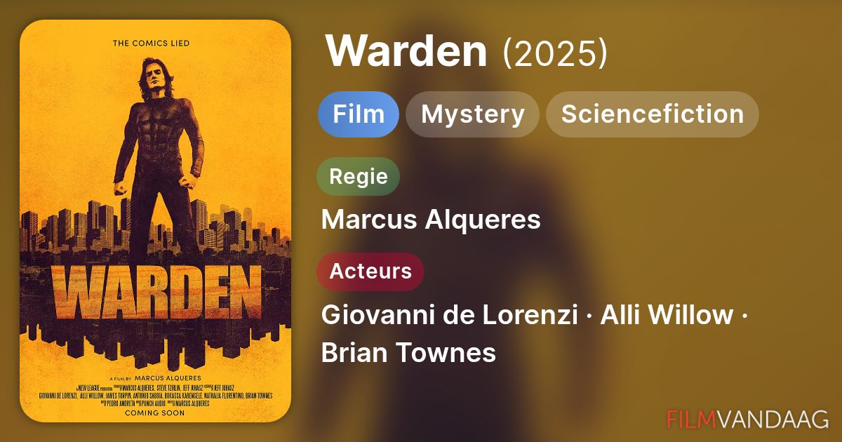 Warden (film, 2025) - FilmVandaag.nl