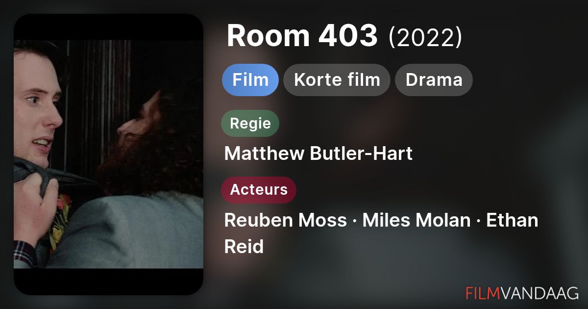 Room 403 (film, 2022) - FilmVandaag.nl