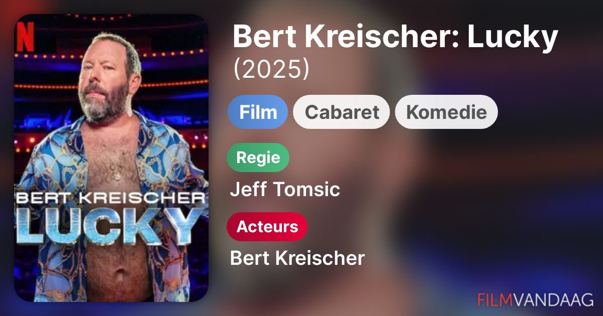 Bert Kreischer: Lucky (film, 2025) - FilmVandaag.nl