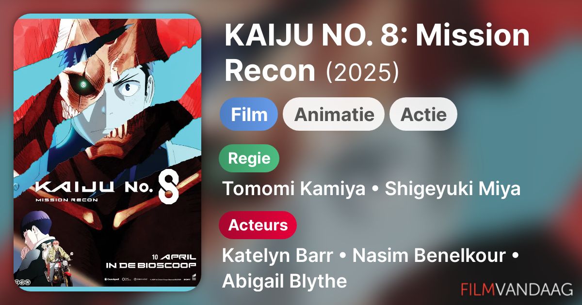 KAIJU NO. 8: Mission Recon (film, 2025) - FilmVandaag.nl