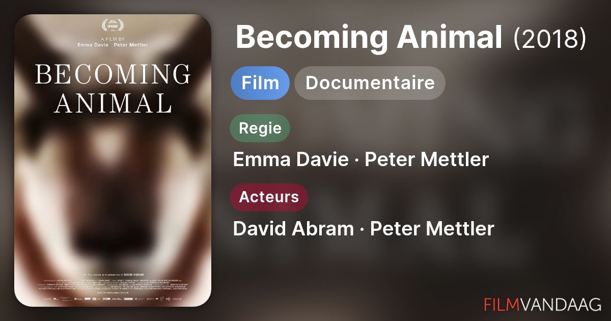 Becoming Animal (film, 2018) - FilmVandaag.nl