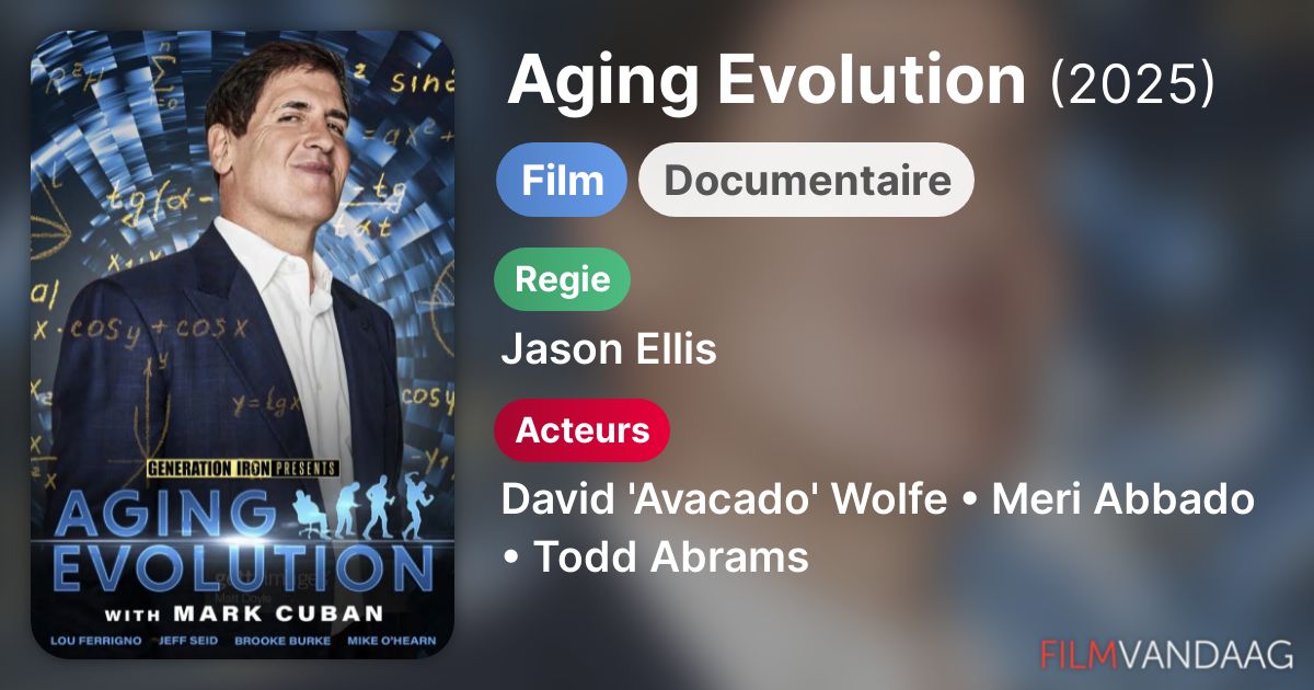 Aging Evolution (film, 2025) - FilmVandaag.nl