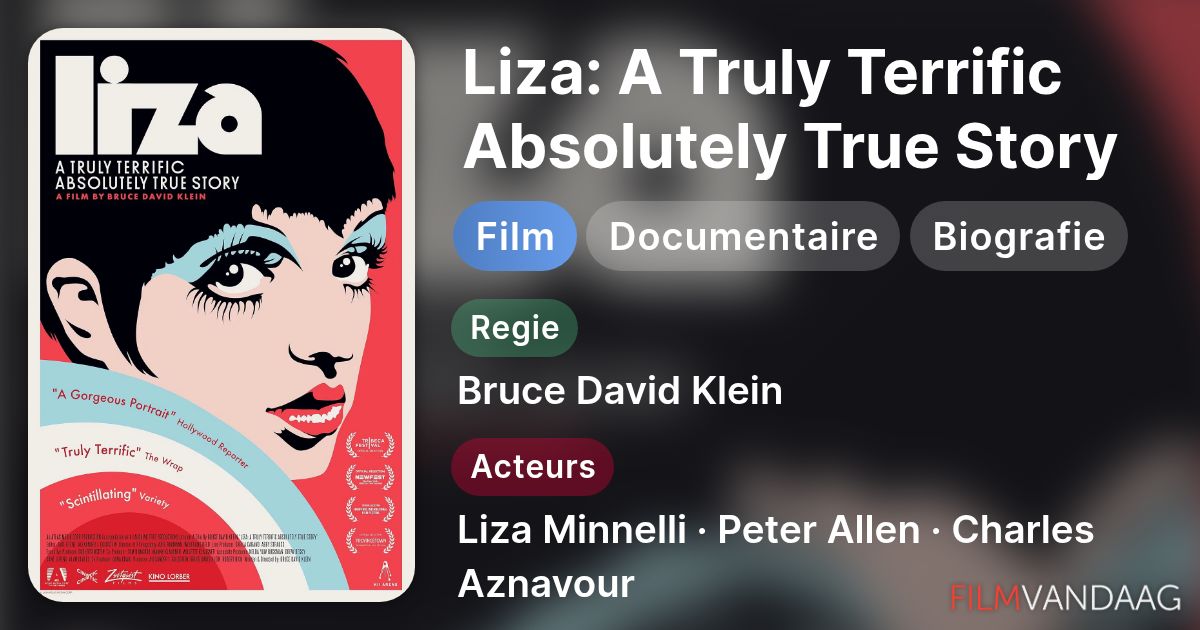 Liza: A Truly Terrific Absolutely True Story (film, 2024) - FilmVandaag.nl