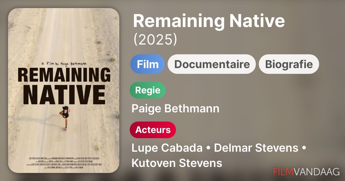 Remaining Native (film, 2025) - FilmVandaag.nl
