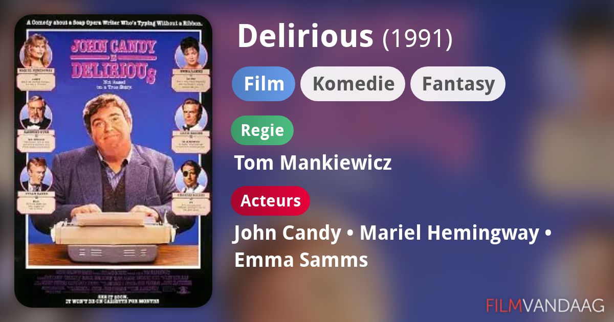 Delirious (film, 1991) - FilmVandaag.nl