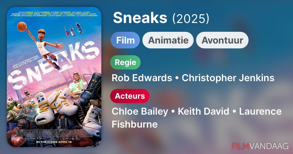 Sneaks (film, 2025) - FilmVandaag.nl