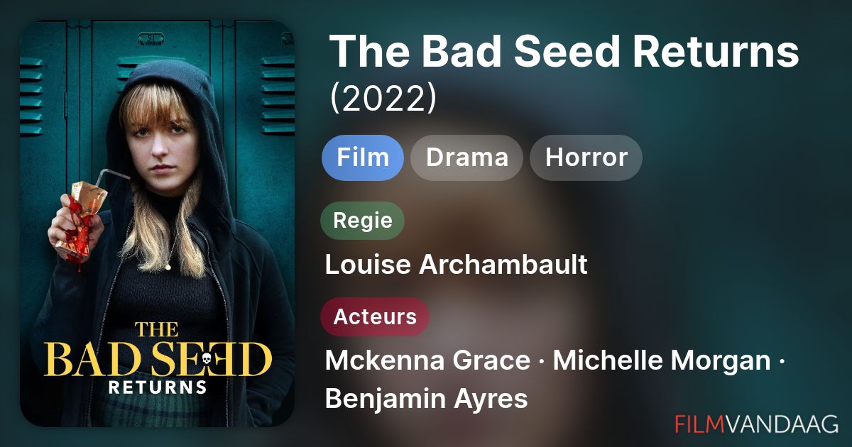 The Bad Seed Returns (film, 2022) - FilmVandaag.nl